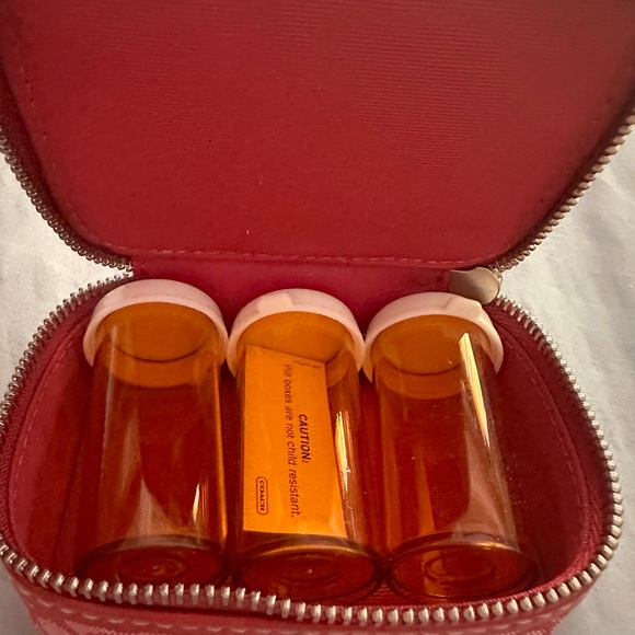 Coach | Accessories | Authentic Coach Pink Signature Pill Case Nwt ...